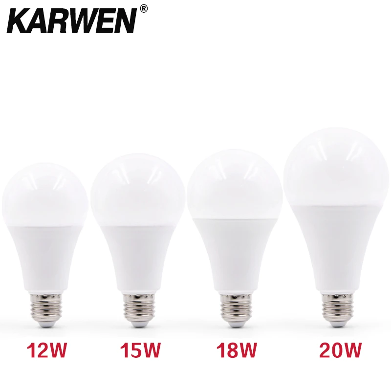 3w 6w 9w 12w 15w 18w 20w Led Bulb Lamps E27 E14 Light Bulb 220v-240v ...