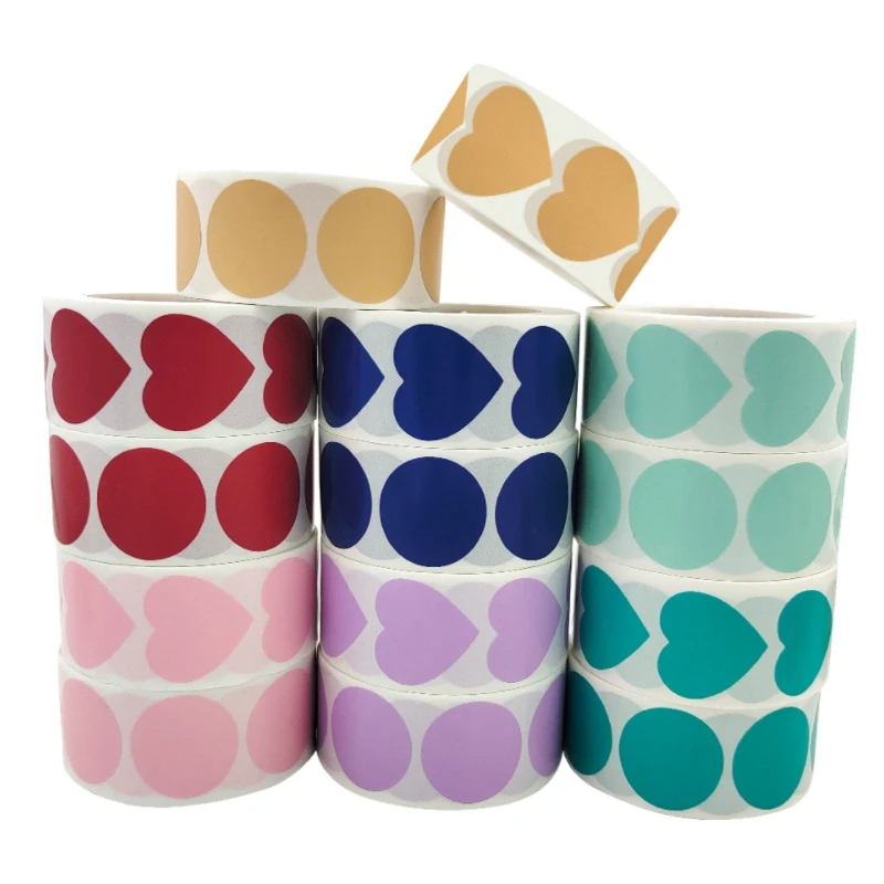 500Pcs-Roll-Chroma-label-Solid-Color-Code-Dot-Labels-Stickers-1-Inch ...