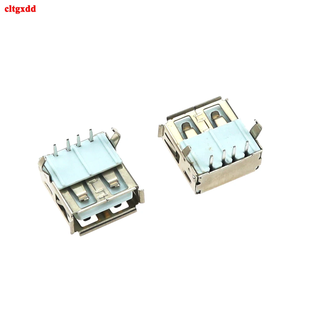 10Pcs USB Type A Standard Port Female Solder Jacks Connector PCB Socket ...