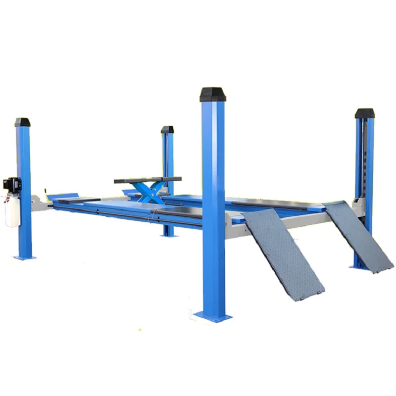 4-Post-Car-Lift-Steel-Wire-Rope-Auto-Jack-Lifter-3-5T-Support ...