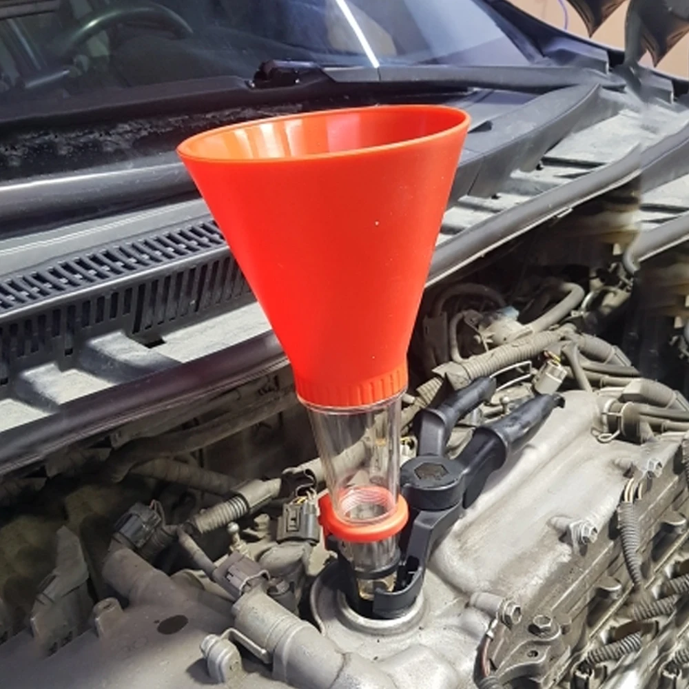 Car-Oil-Funnel-Fuel-Add-Tools-Non-leakage-Adjustable-Gasoline-Funnel ...