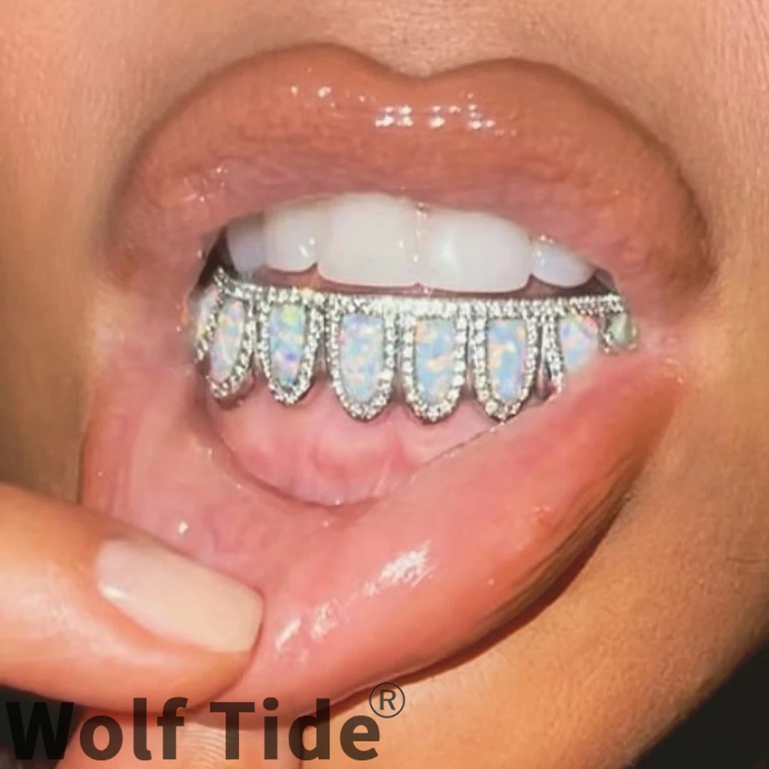 White Gold Teeth Caps