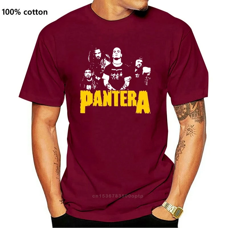 Men T shirt Pantera Band Short Sleeve Black funny t shirt novelty ...