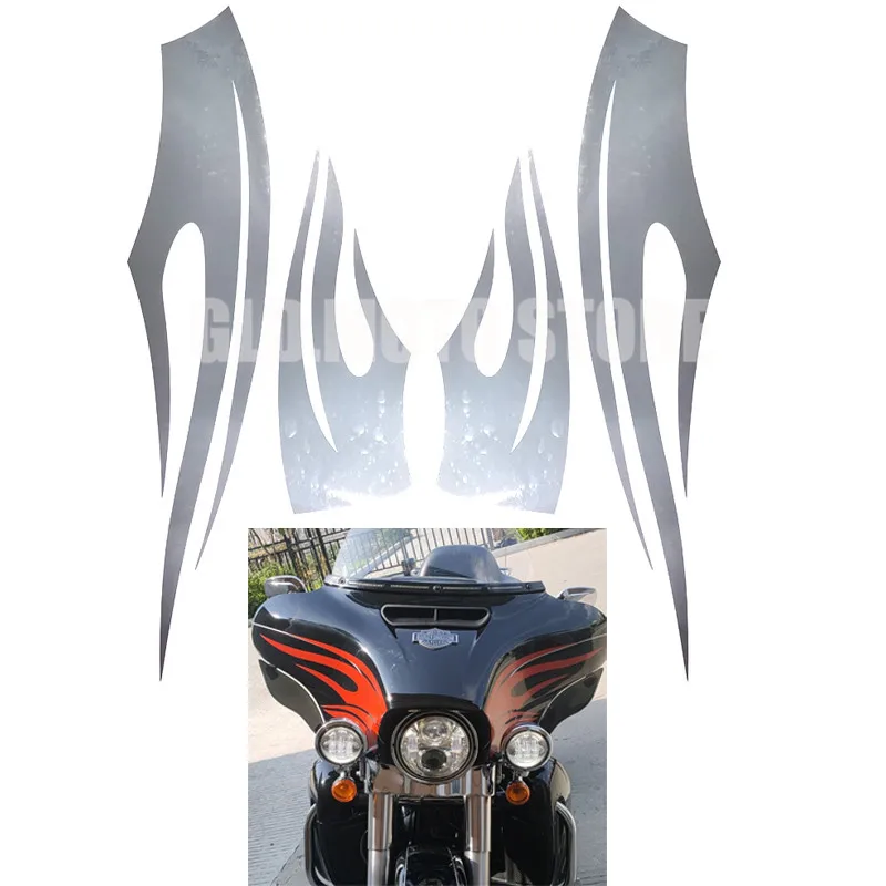 Flame-Decals-Fairing-Vinyls-Stickers-For-Harley-Touring-Street-Glide ...