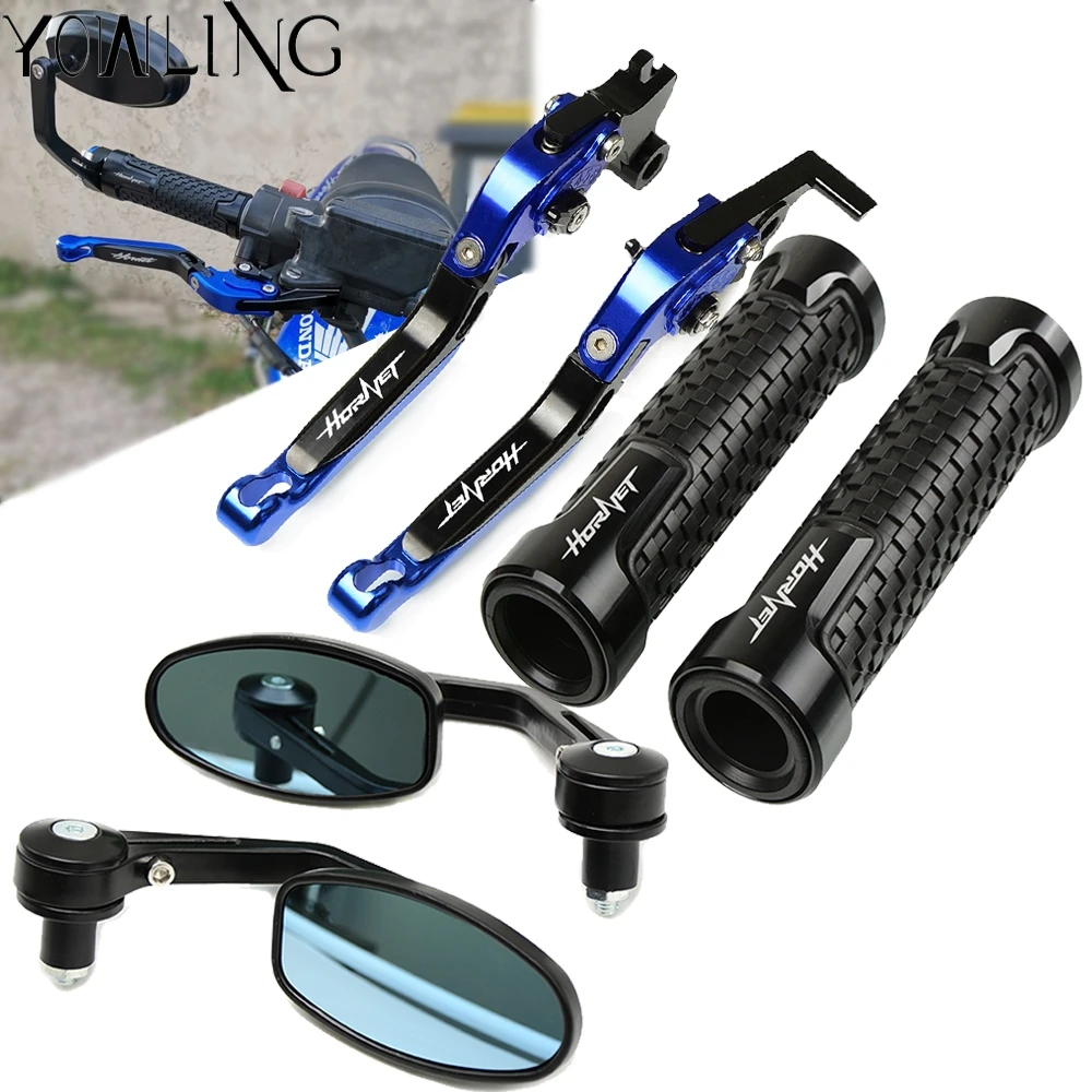 รถจักรยานยนต์CNC Handlebar Gripsกระจกคลัทช์เบรคสำหรับHonda CB600F CB599 ...