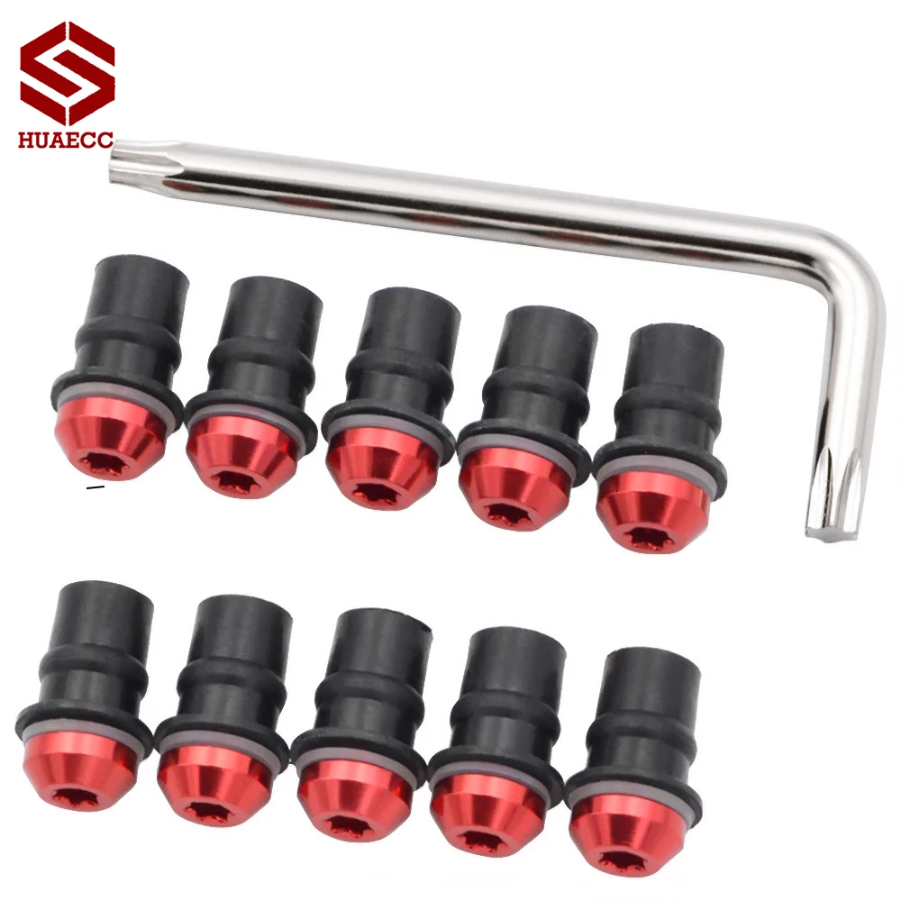 Motorcycle-Set-M5-CNC-Aluminum-Windshield-Windscreen-Bolts-Screw-Nut ...