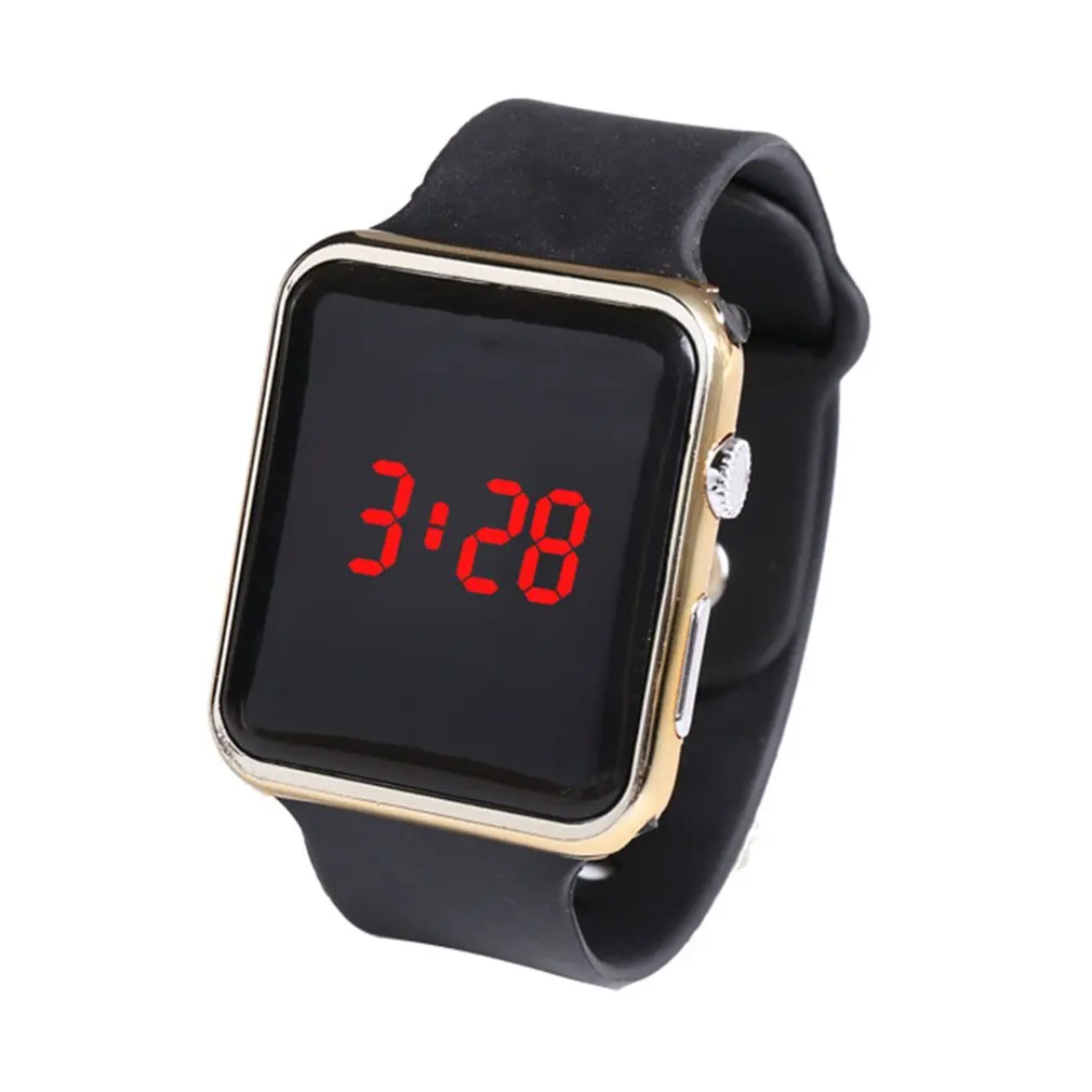Electroplating-Led-Square-Watch-Student-Adult-For-Apple-Couple ...