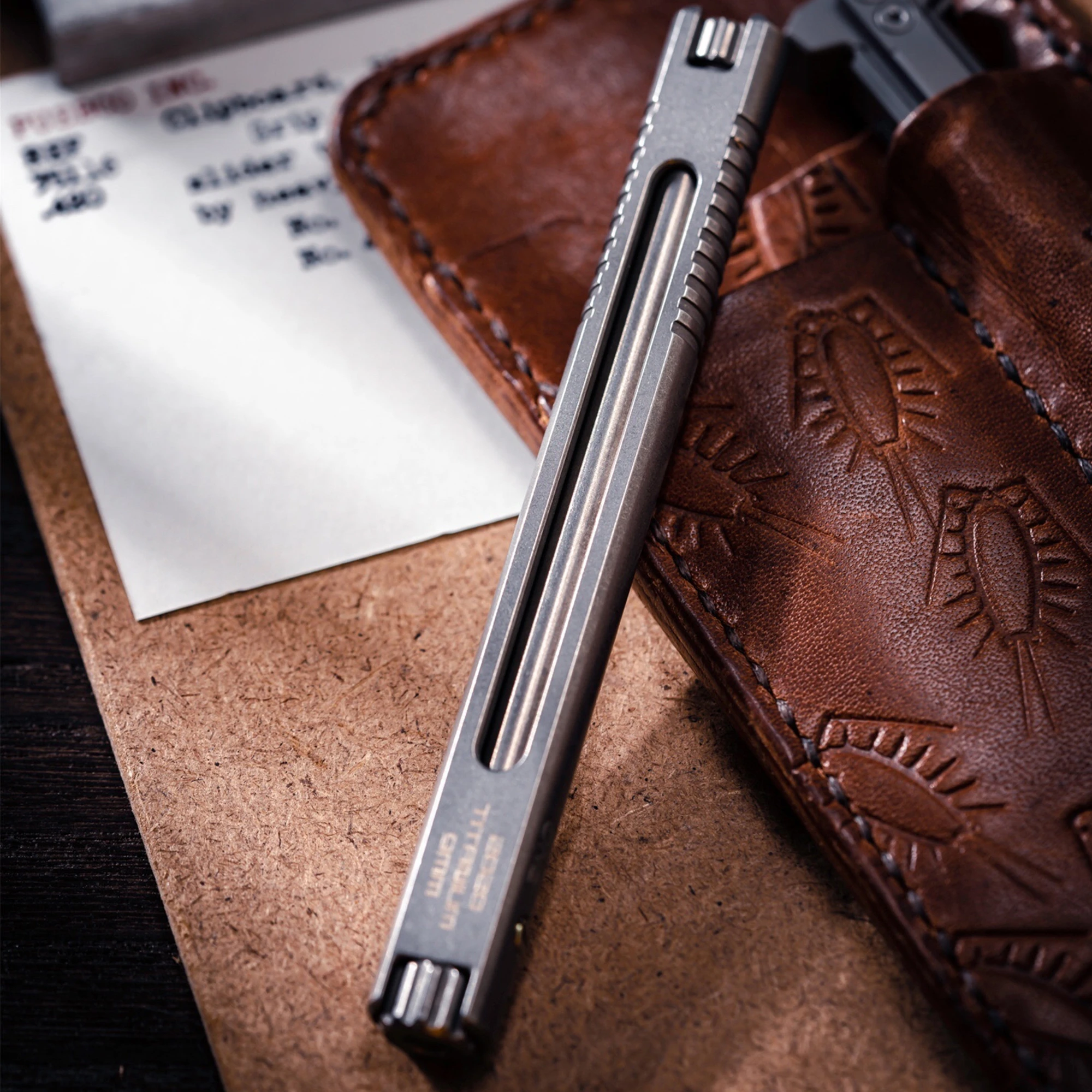 New Titanium EDC Tool Knife UK 9 Art Knife Cool Rotate Razor Multi ...