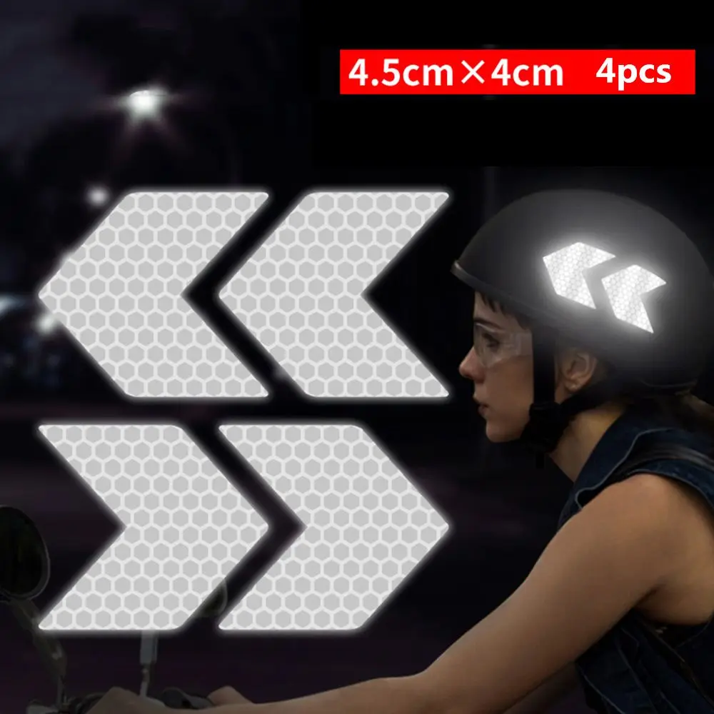 1PC-Motorcycle-Helmet-Reflective-Decal-Creative-Waterproof-Arrows-Eyes ...