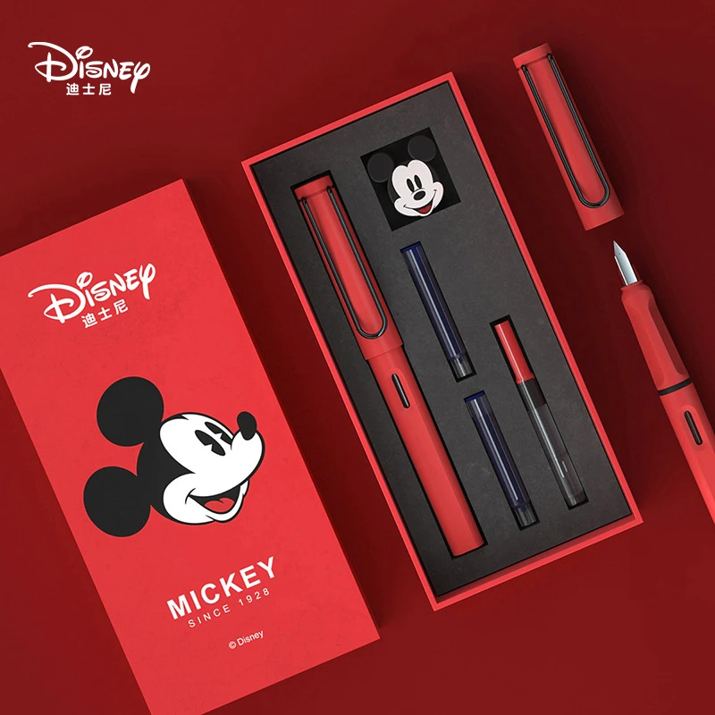 Disney Stationery Supplies Mickey Mouse Marvel Fountain Pen Set Frozen ...