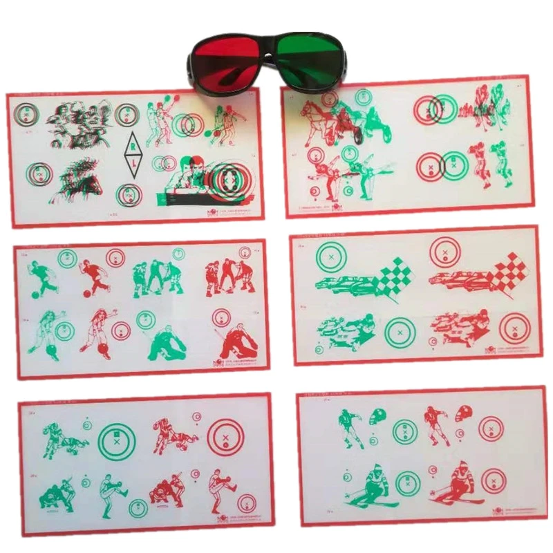Fixed Red/Green Tranaglyph Vision Therapy Convergence Insufficiency Eye ...