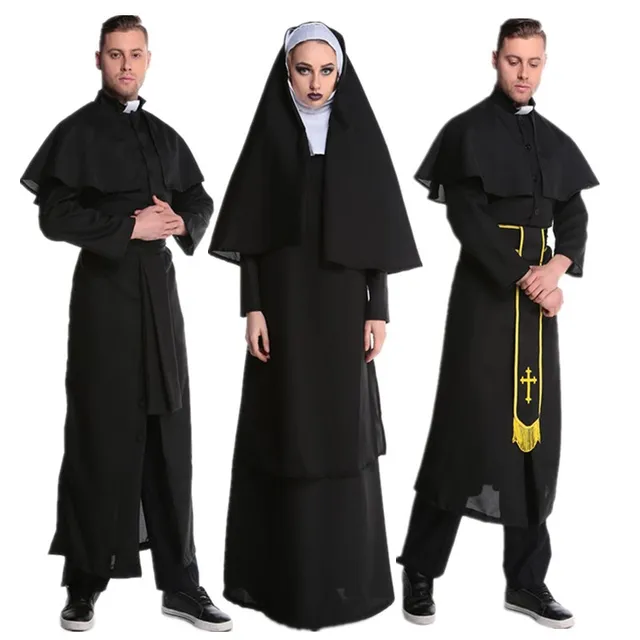 Jesus Christ Nun Dress Costume Cosplay - AllCosplay.com