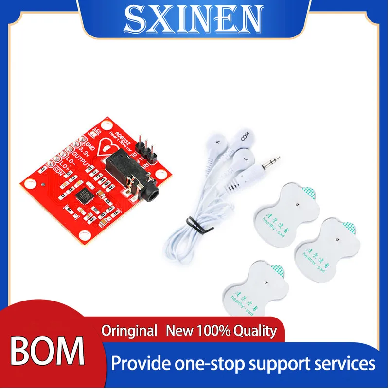 Módulo de Medición Ecg AD8232, Kit de módulo de Sensor de pulso de ...