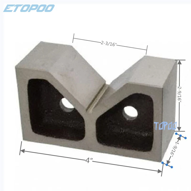 4inch Length CAST Iron V Block 90° V Block|Gauges| - AliExpress