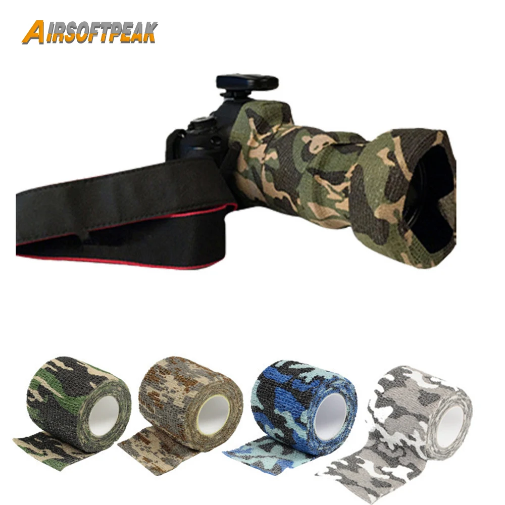 Outdoor 4.5*5cm Hunting Tape Military Camo Tapes Waterproof Camouflage ...