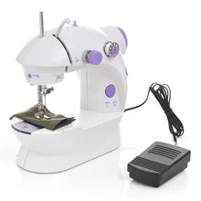INNE Sewing Machine Mini Portable Household Night Light Foot Pedal ...