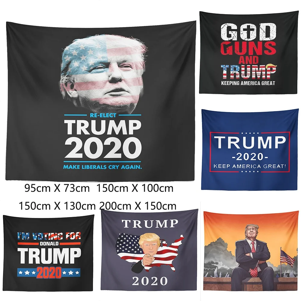 America Trump New Design Tapestry Wall Tapestry Hippie Tapestry Art ...
