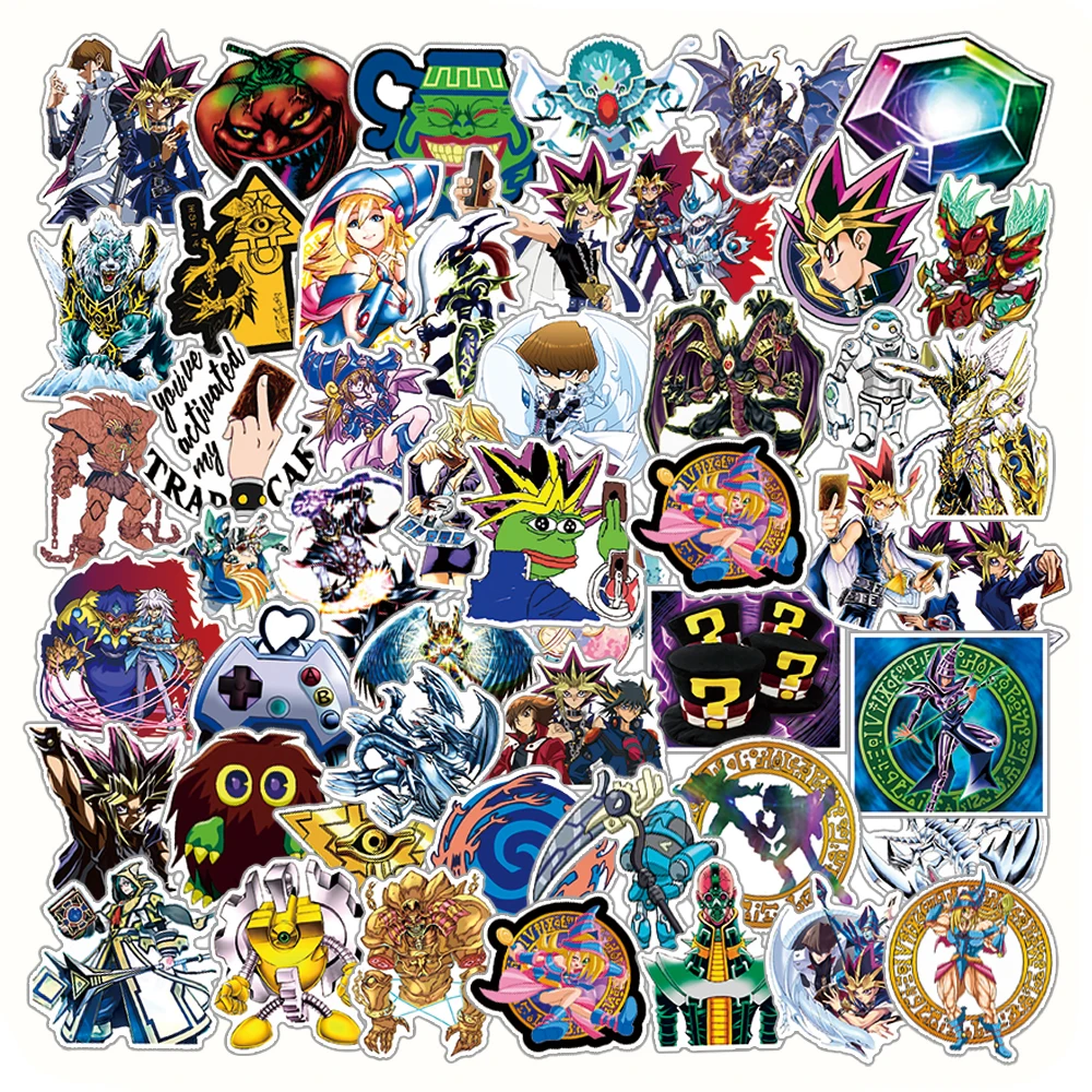 10-30-50pcs-pack-Yu-Gi-Oh-Cartoon-Anime-Stickers-For-Cars-Motorcycles ...