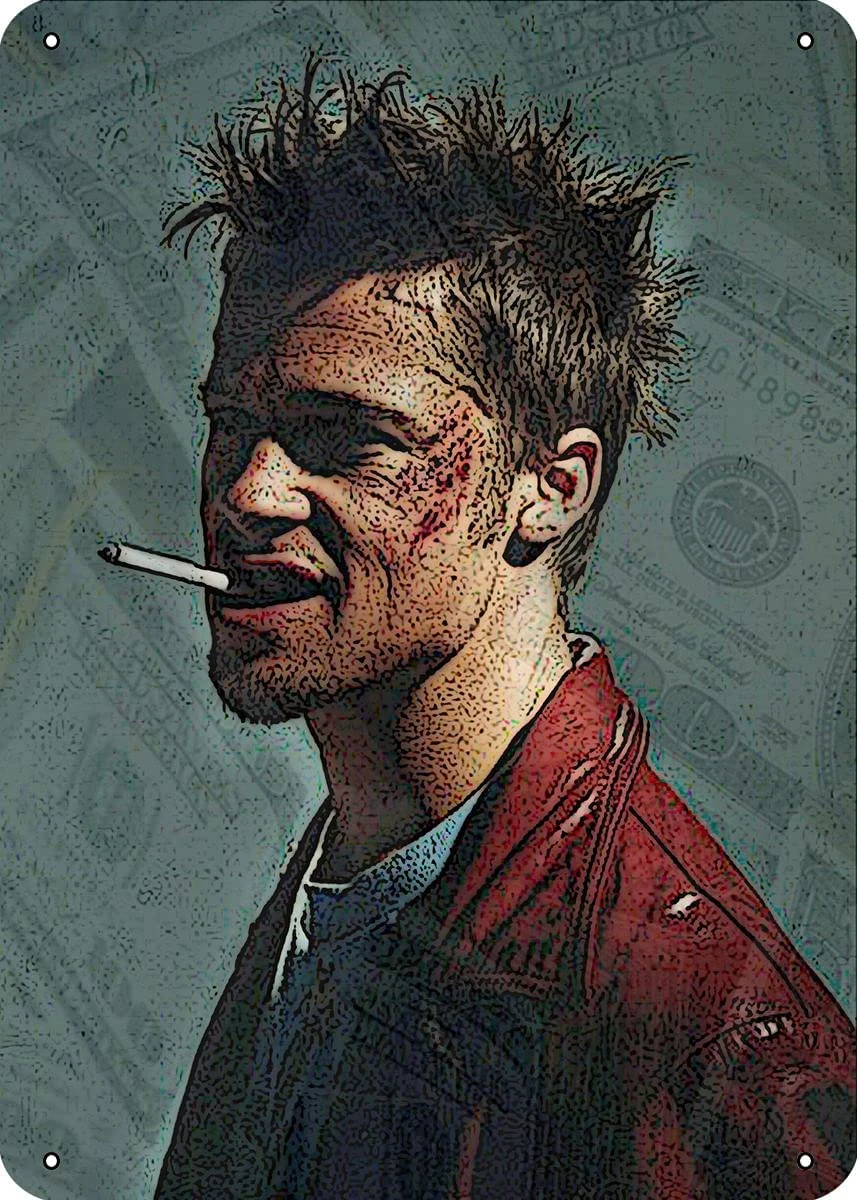 Tyler Durden Fight Club Poster | ubicaciondepersonas.cdmx.gob.mx