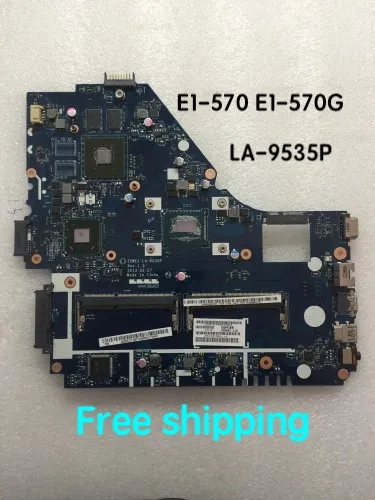 Placa base para ordenador portátil Acer E1-570 E1-570G Z5WE1 LA-9535P, funciona completamente ...