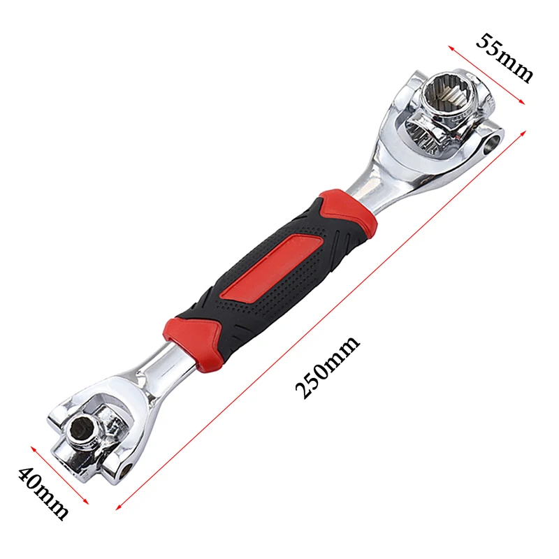 Yalku 48 in 1 Torque Wrench Universal Tiger Wrench Key 12-teeth 8-10-11 ...