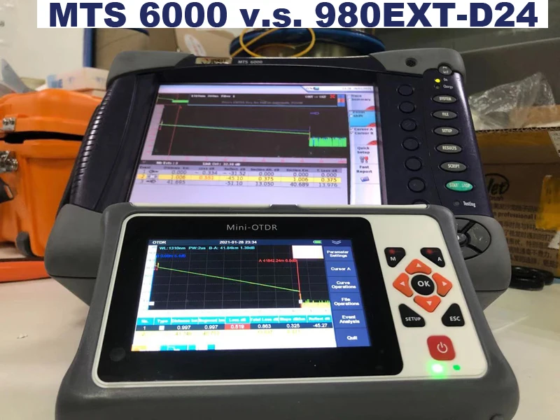 2022 NEW 100KM Pro Mini OTDR Reflectometer For GPON EPON, 47% OFF