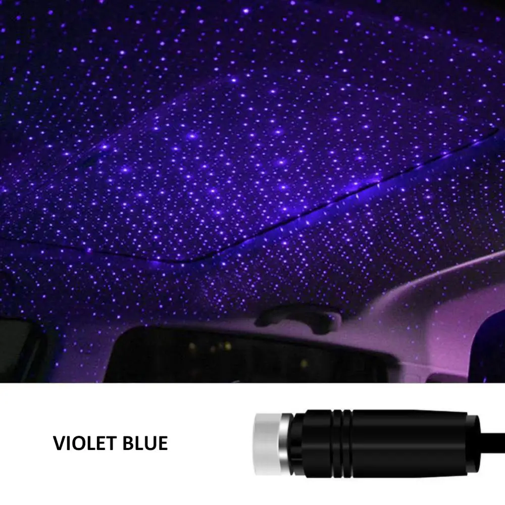 Mini LED Car Light Auto Interior USB Roof Star Night Light Sky Lamp ...