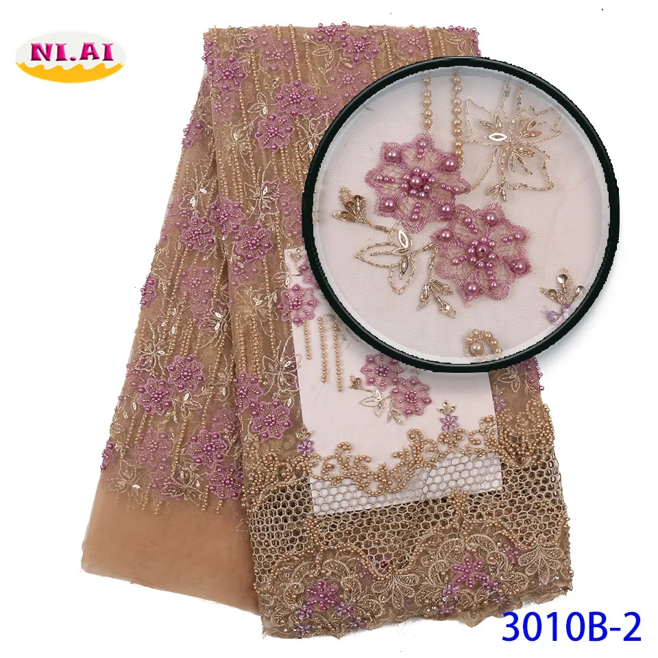 Handmade Lace African Fabric New, Luxury Lace Fabric Wedding Dresses ...