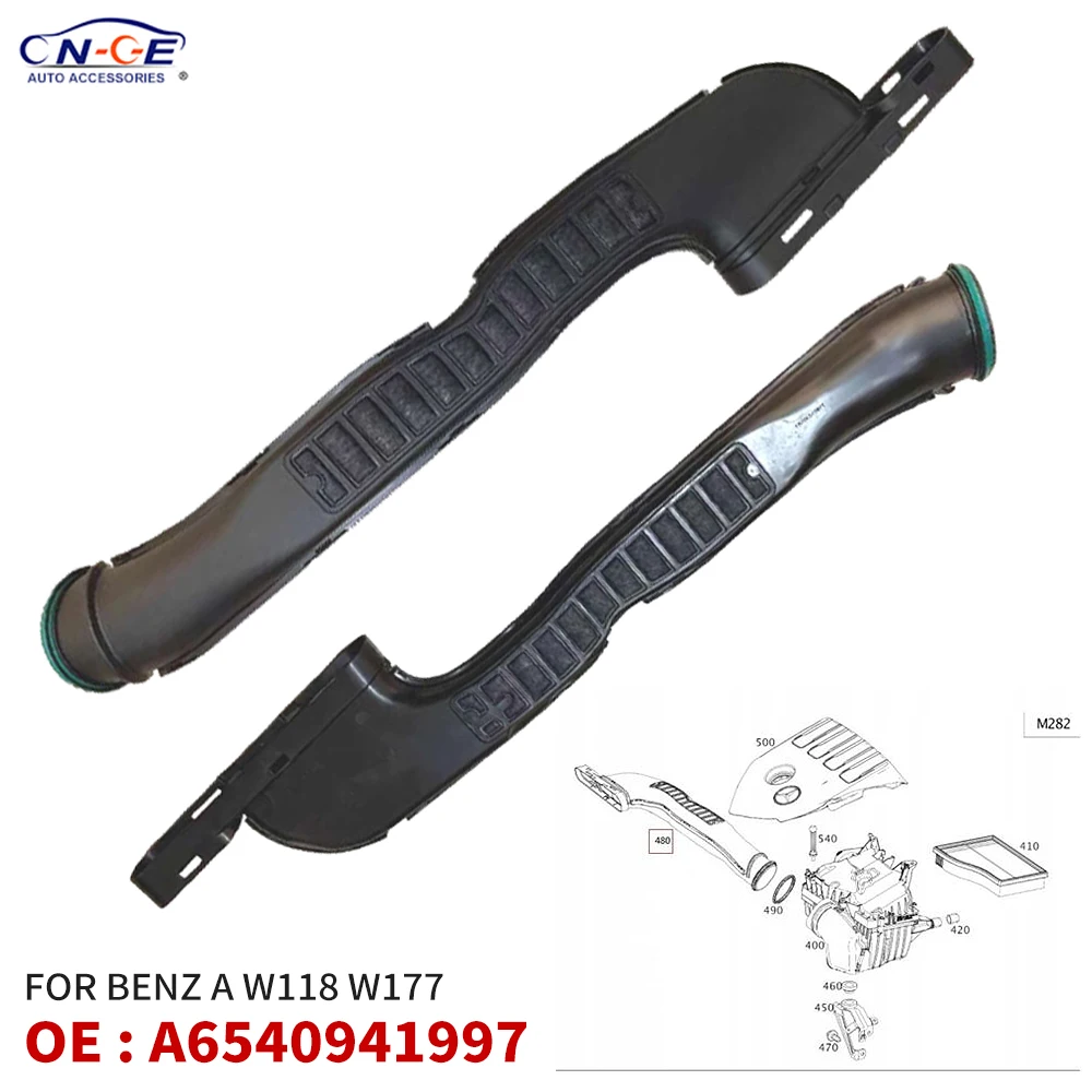 A6540941997 For Mercedes Benz A-Class W118 W177 Air Intake Pipe Tubo ...