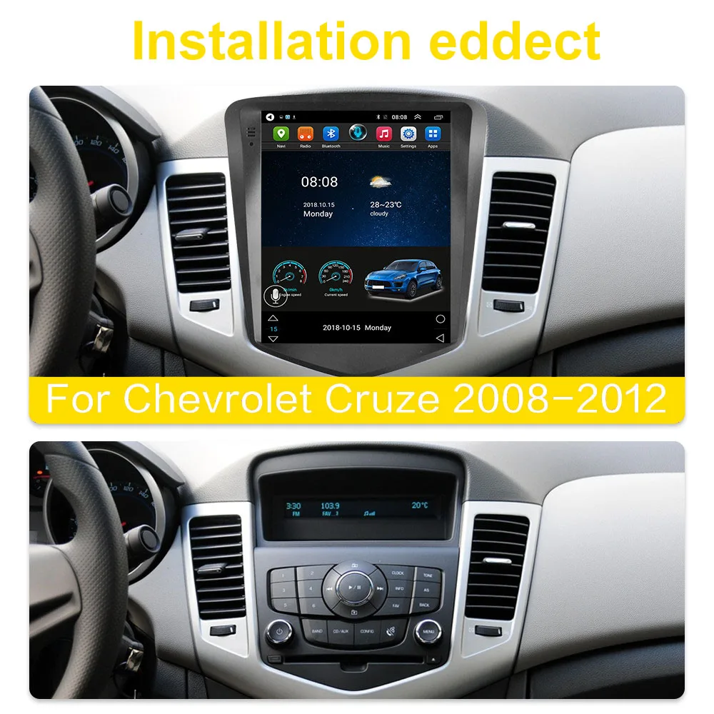 Car Radios - 2Din Android 10.0 car radio 4G For Chevrolet Cruze 08-12 ...