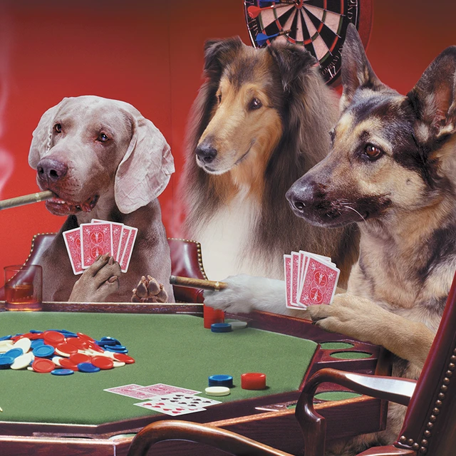 Dogs Playing Poker Parody