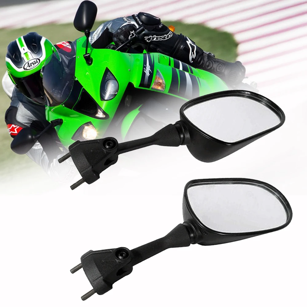 Motorcycle-Rearview-Side-Mirrors-For-KAWASAKI-Ninja-ZX6R-ZX-6R-ZX-6R ...