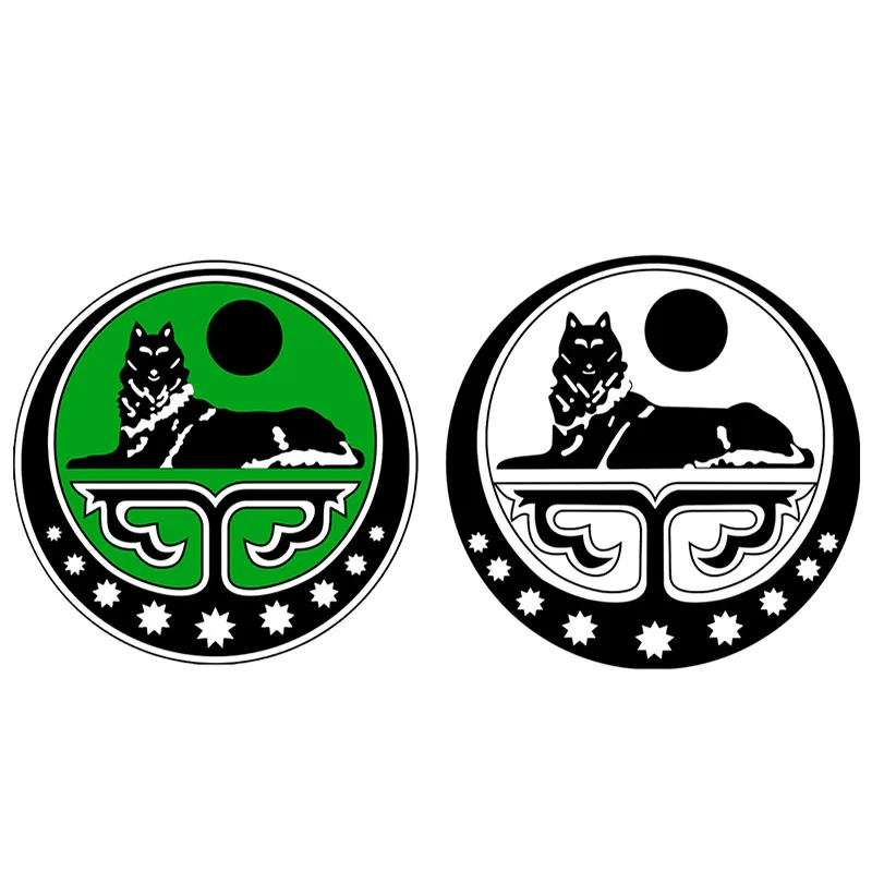 Wolf Chechnya Car Stickers | Chechen Wolf Car Stickers | Chechen ...