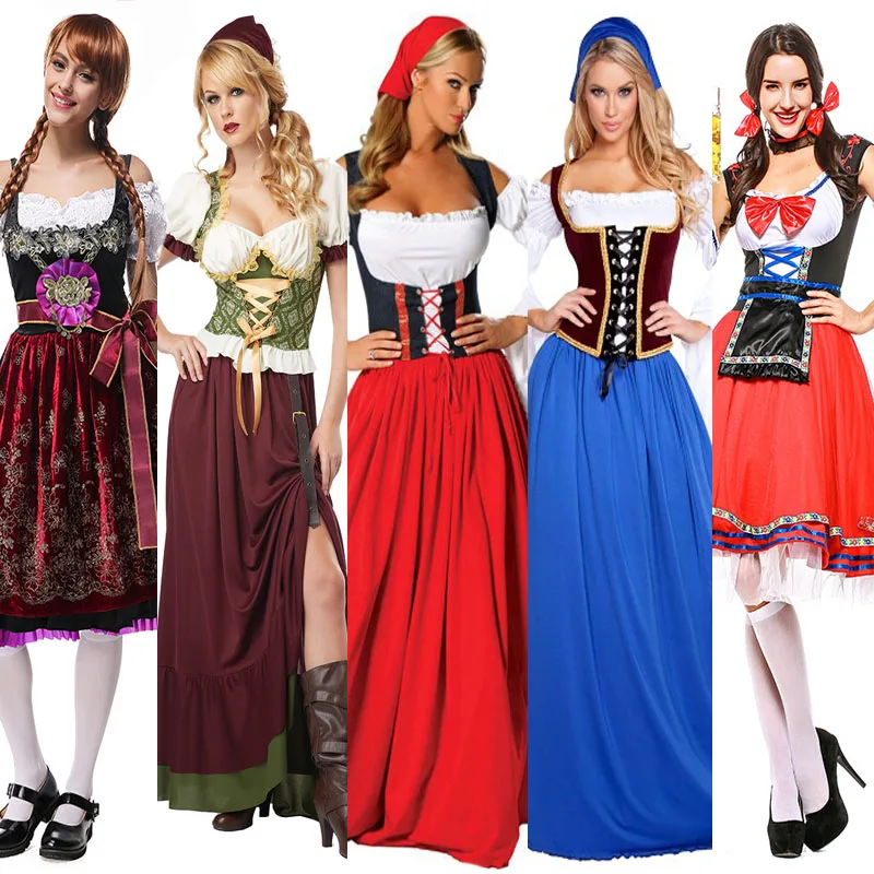 Dames-Oktoberfest-Kostuum-Duitsland-Traditionele-Bavaria-Bier-Deel ...