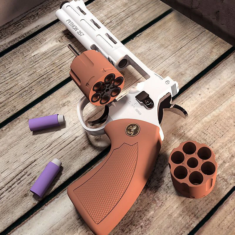 ZP5-Revolver-Pistol-Launcher-Safe-Soft-Bullet-Toy-Gun-Weapon-Model ...
