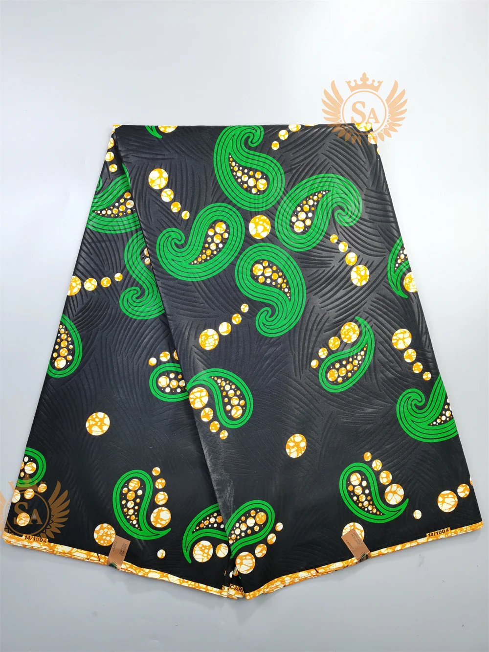 Veritable Wax Guaranteed Real Wax Print Fabric Dutch Hollandais Pagne ...