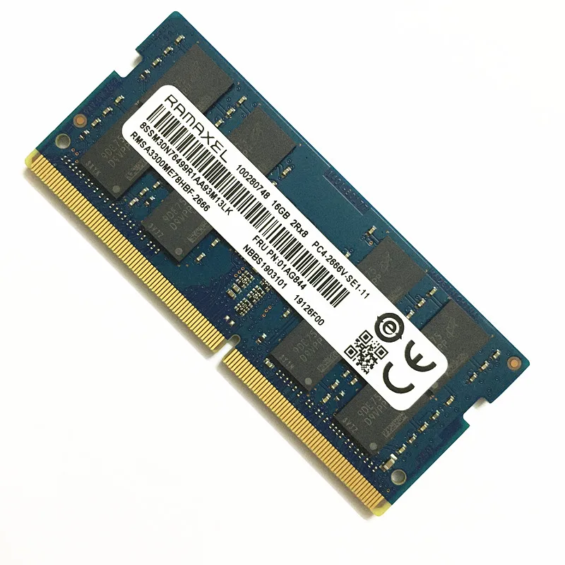 RAMAXEL DDR4 16GB 2666MHz RAM memoria DDR4 16GB 2Rx8 PC4-2666V-SE1-11 16gb laptop memory DDR4 ...