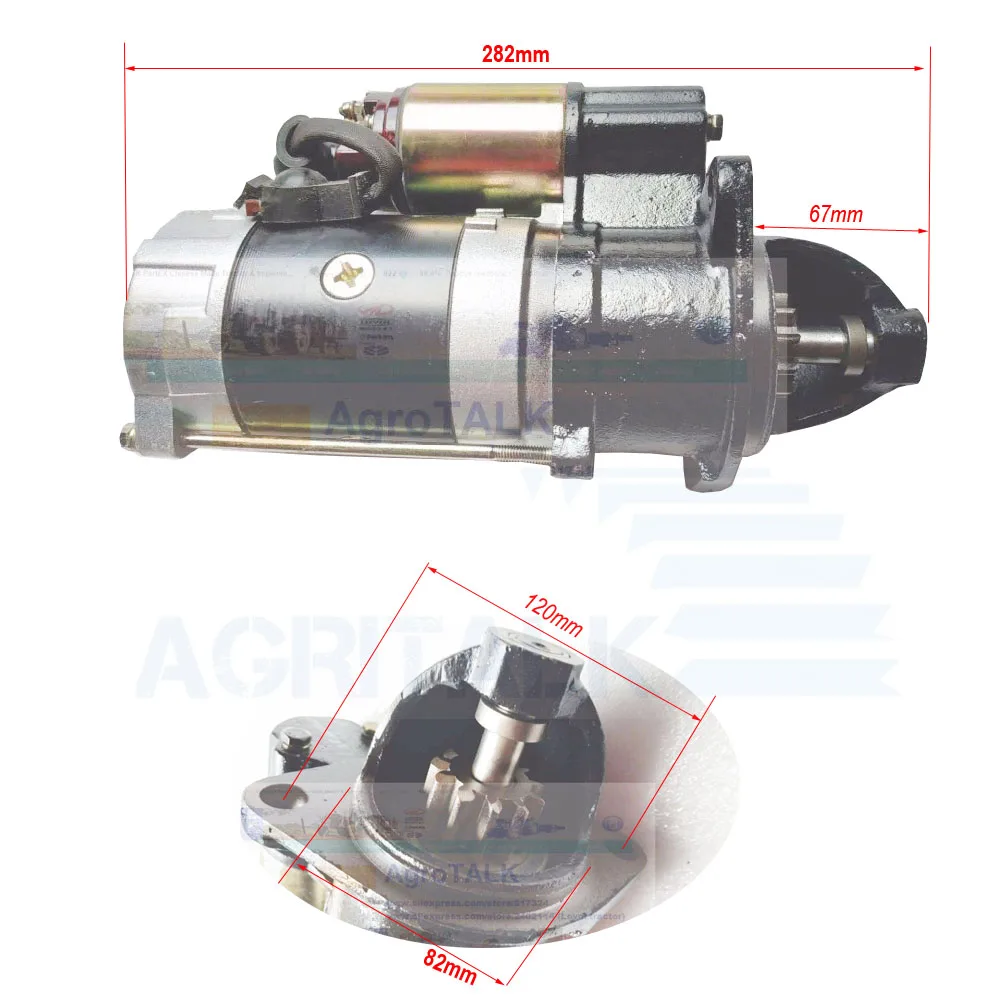 Starter-motor-QDJ3Q5A-24V-4-5KW-11-teeth-suitable-for-Yangdong-Y4102Q ...