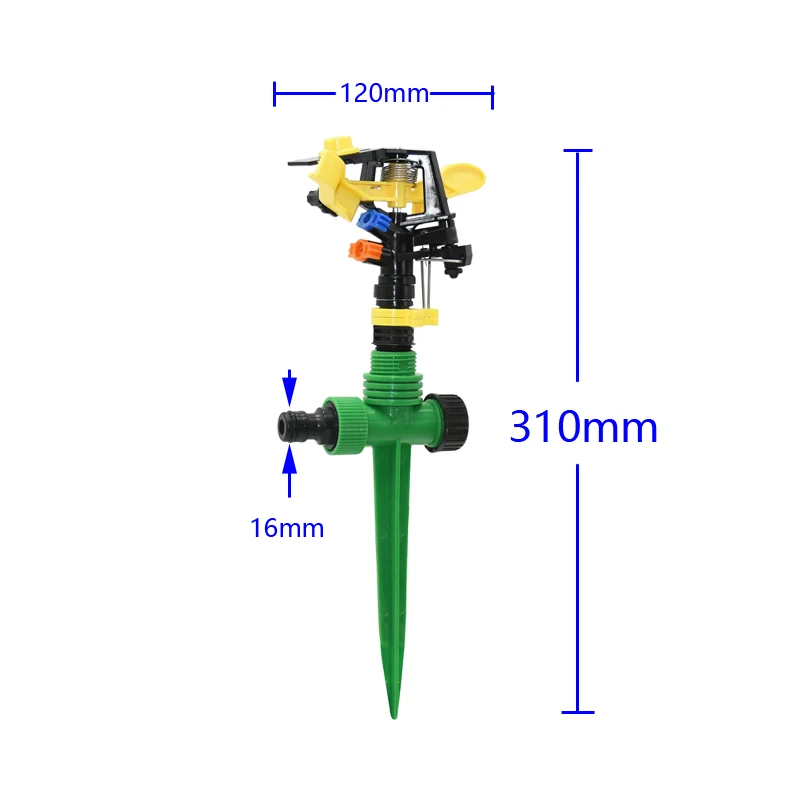 Système d'arrosage,A--Buse'irrigation à bascule à 2 sorties, jet ...
