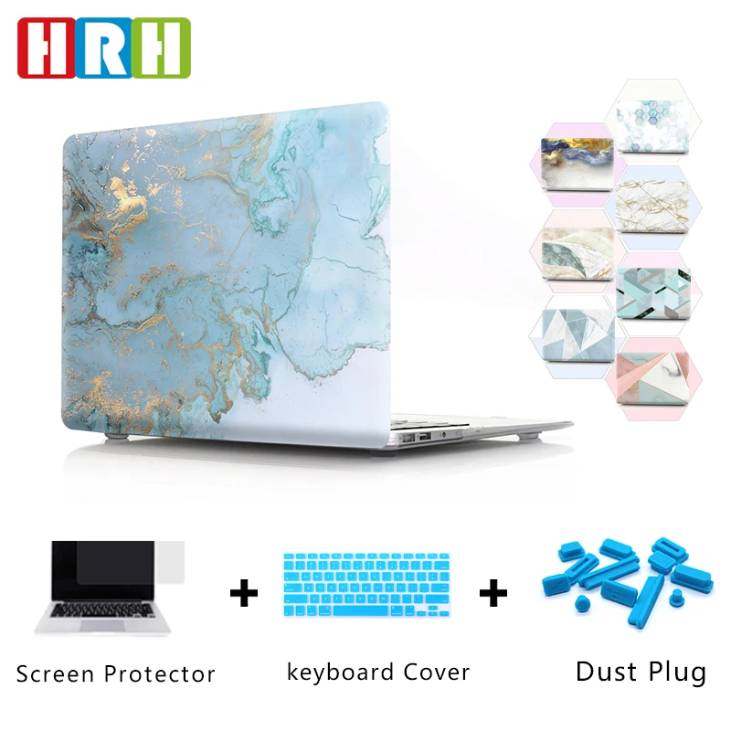 HRH Newest Durable Marble Hard Plastic Case Laptop Body PC Shell for ...