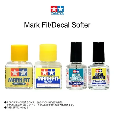 Original Tamiya Mark Fit Decal Solution Decal Softer Adhensive 40ml ...