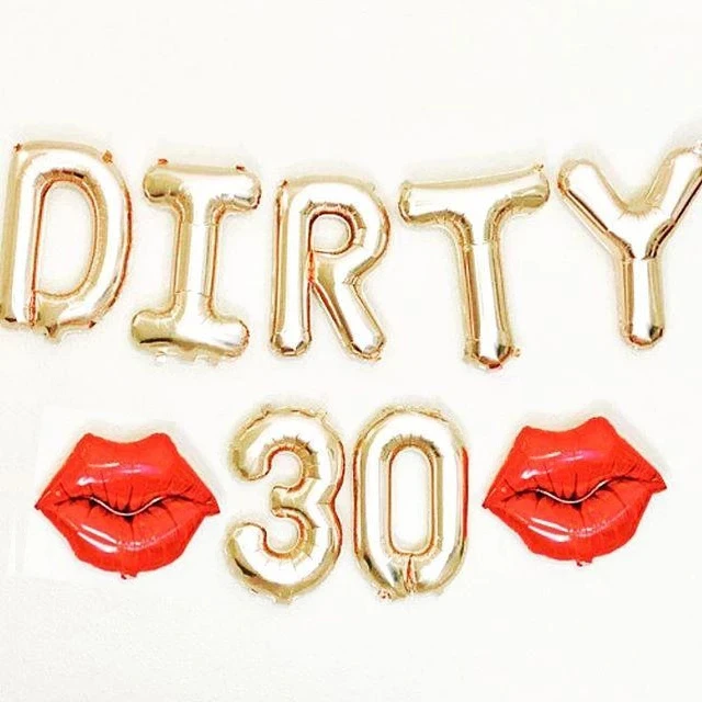 Dirty 30 Birthday Supplies