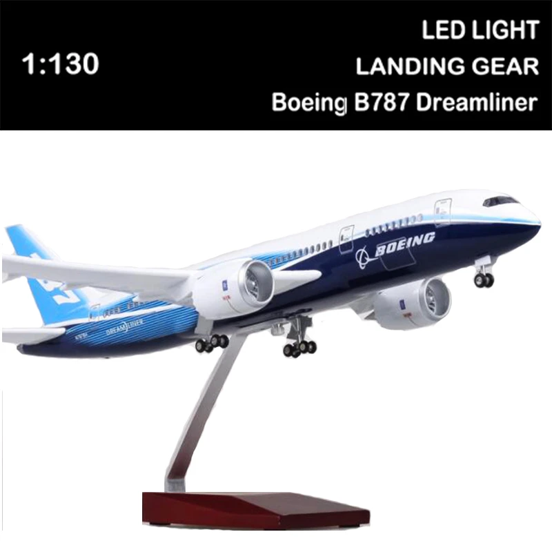 47cm 1/130 Boeing 787 B787 Dreamliner Aircraft Model Airliner Boys Toy ...
