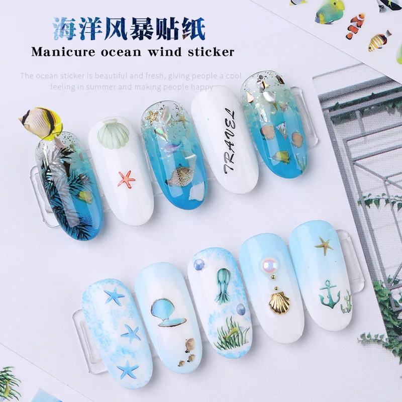 Tropical Fish Nail Art