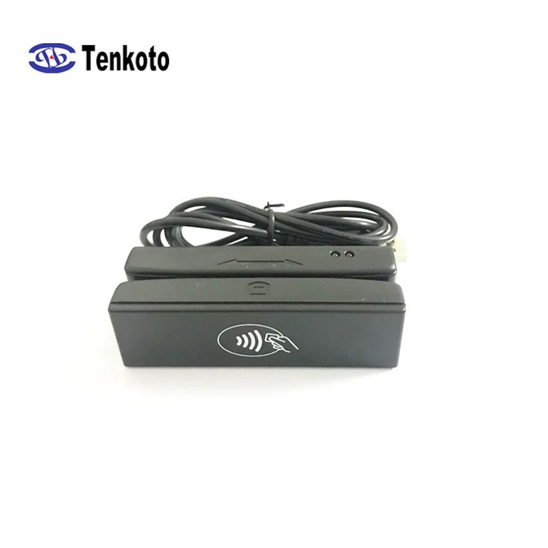 USB MSR Magnetic RFID All In One Card Reader Contactless No Touch HID ...