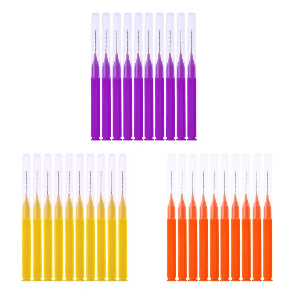 8pcs/Pack Floss Sticks Tooth Flossing Head Hygiene Dental Plastic ...