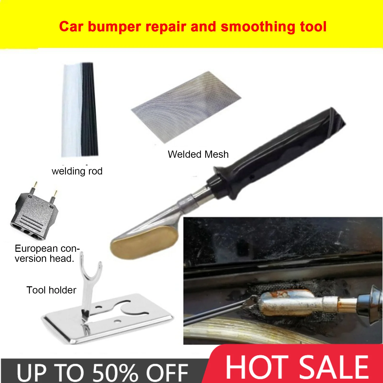 Electric Soldering Iron Plastic Welding Machine Smoothing Tool Plastic ...