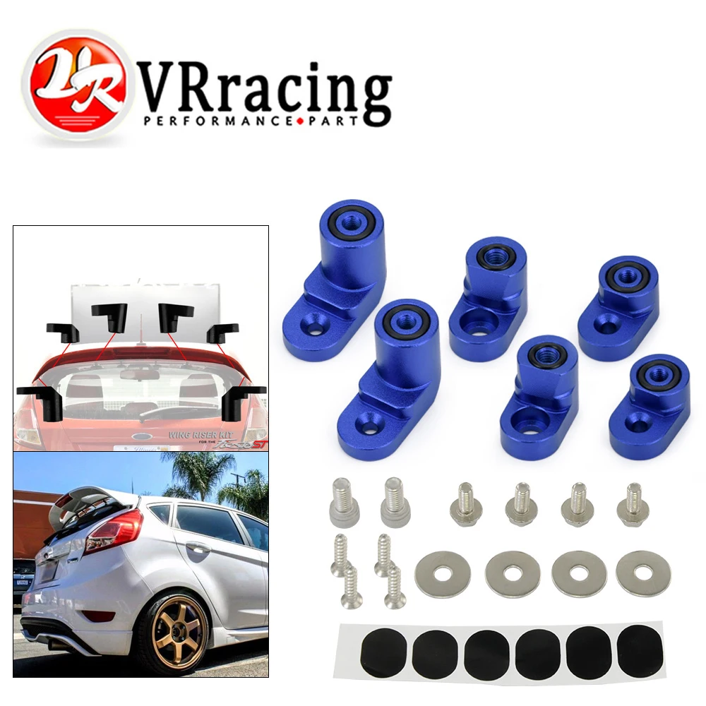 New-A-Set-Car-Rear-Trunk-Spoiler-Wing-Riser-Extension-Tail-Wing-Lift ...