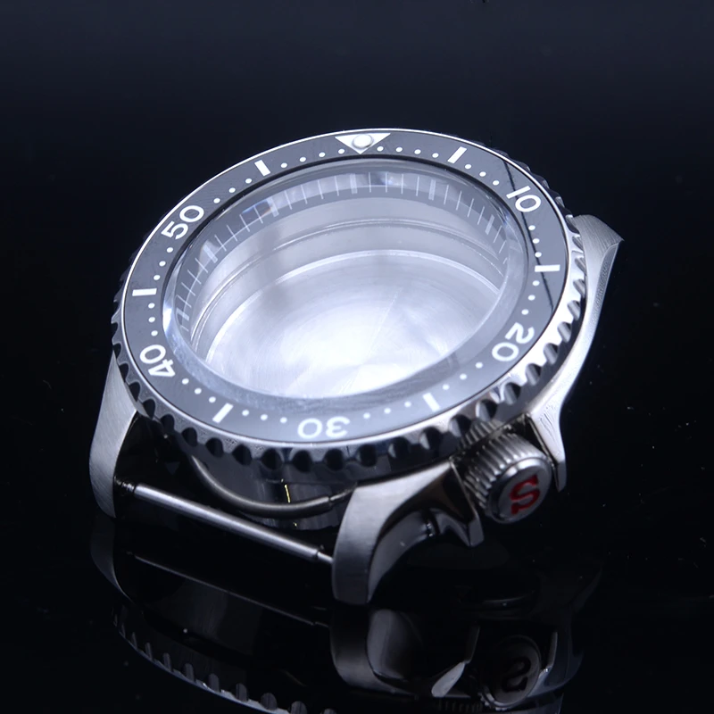Watch Case 41mm SKX007 SKX009 Modify Replace Fit 4R35 4R36 NH35 NH36 Movement Fashion Bezel Case ...