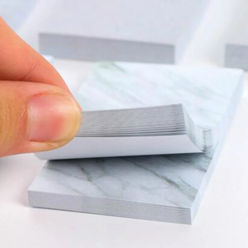 Mini Marble Texture Bookmark Memo Message Flags Sticky Note Stationery ...